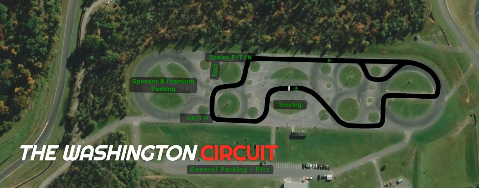 WKC Sprint Series Washington Circuit Track Map - Woodbridge Kart Club